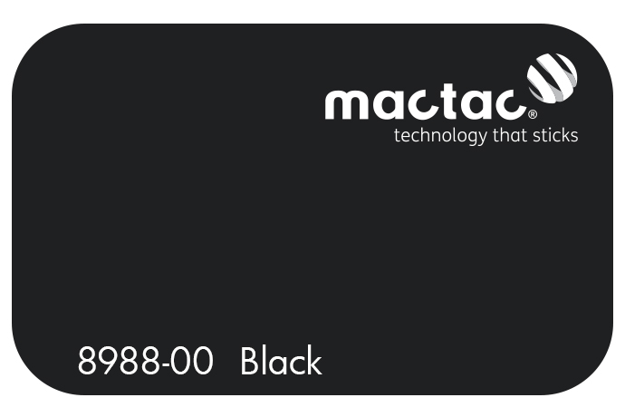 MACTAC MATT BLACK 610 X 1 | Aarque