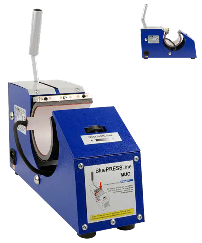 SCHULZE MUG PRESS C/W 80MM ELEMENT | Aarque