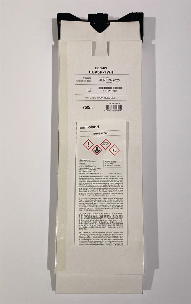 ROLAND MO 750ML INK WHITE | Aarque